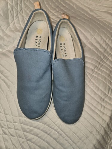 Vionic Beach Blue Slip-On Sneakers Shoes Women's Size 10 Medium | eBay