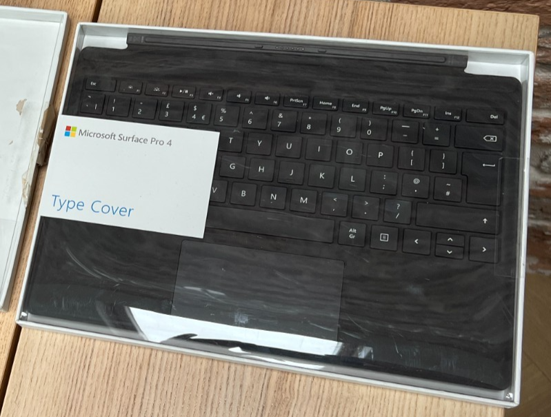 Microsoft Surface Pro Type Keyboard Cover model 1725 Black | eBay UK