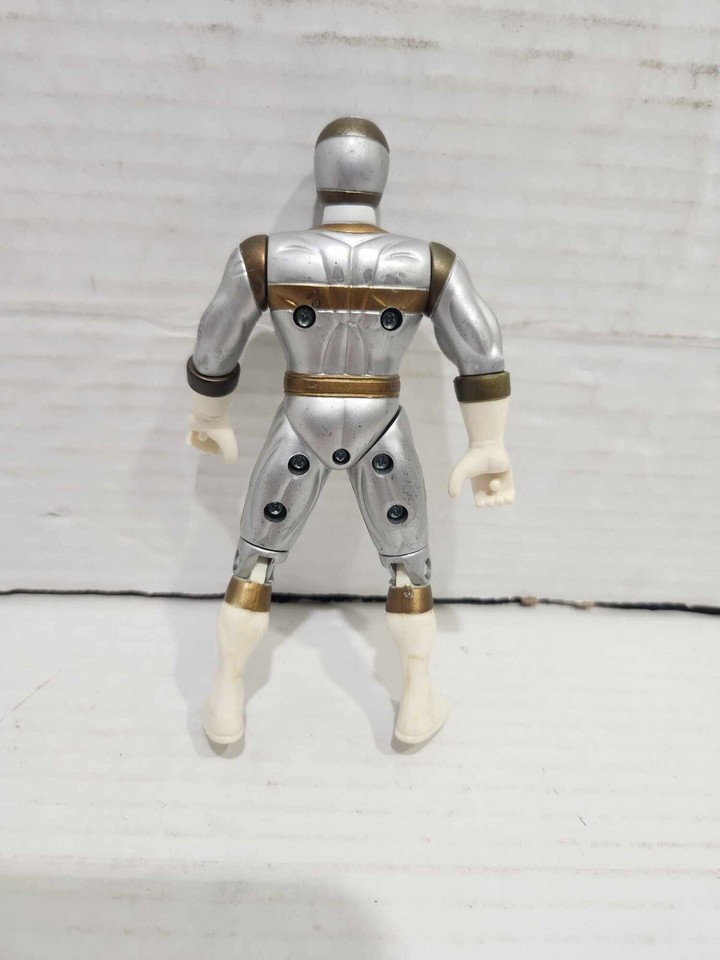 Power rangers In Space Silver Ranger Bandai Action Figure | eBay