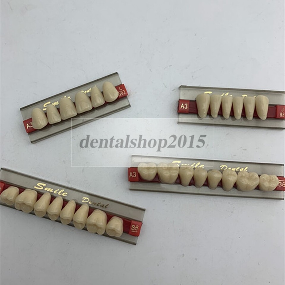 503 shade A3 dental denture full set acrylic resin teeth upper lower ...