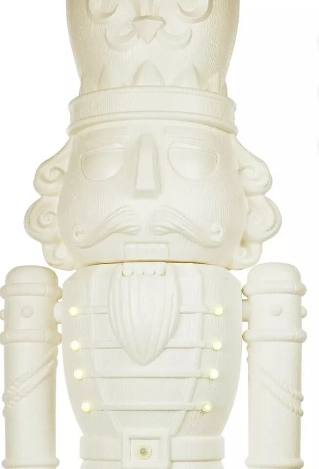 Holiday Time 75 in 6-ft Nutcracker Christmas Decoration - Red/White ...