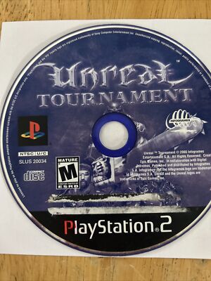 Unreal Tournament PS2 (Sony PlayStation 2, 2000) Disc Only TESTED ...