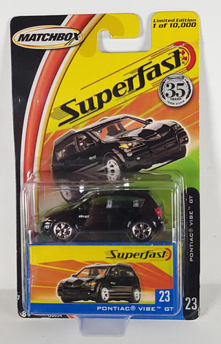Matchbox Superfast Pontiac Vibe GT black #23 | eBay