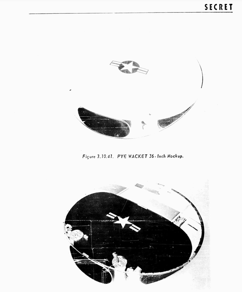 PYE WACKET - Missile Contractor Model - FLYING SAUCER - 1959-1961 ...