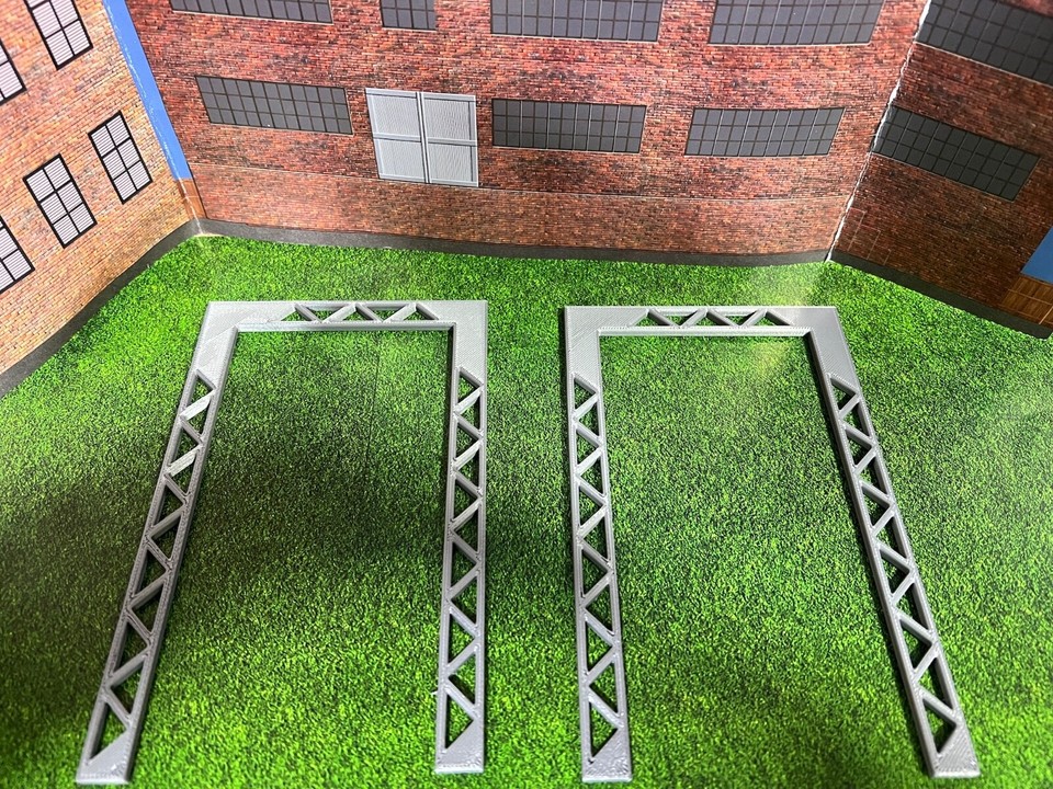 O Scale Four Sided Narrow Trestle Platform for Elevated Train Open ...