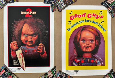 Childs Play & Good Guys Chucky Screen Print Poster Set By Rockin Jelly ...