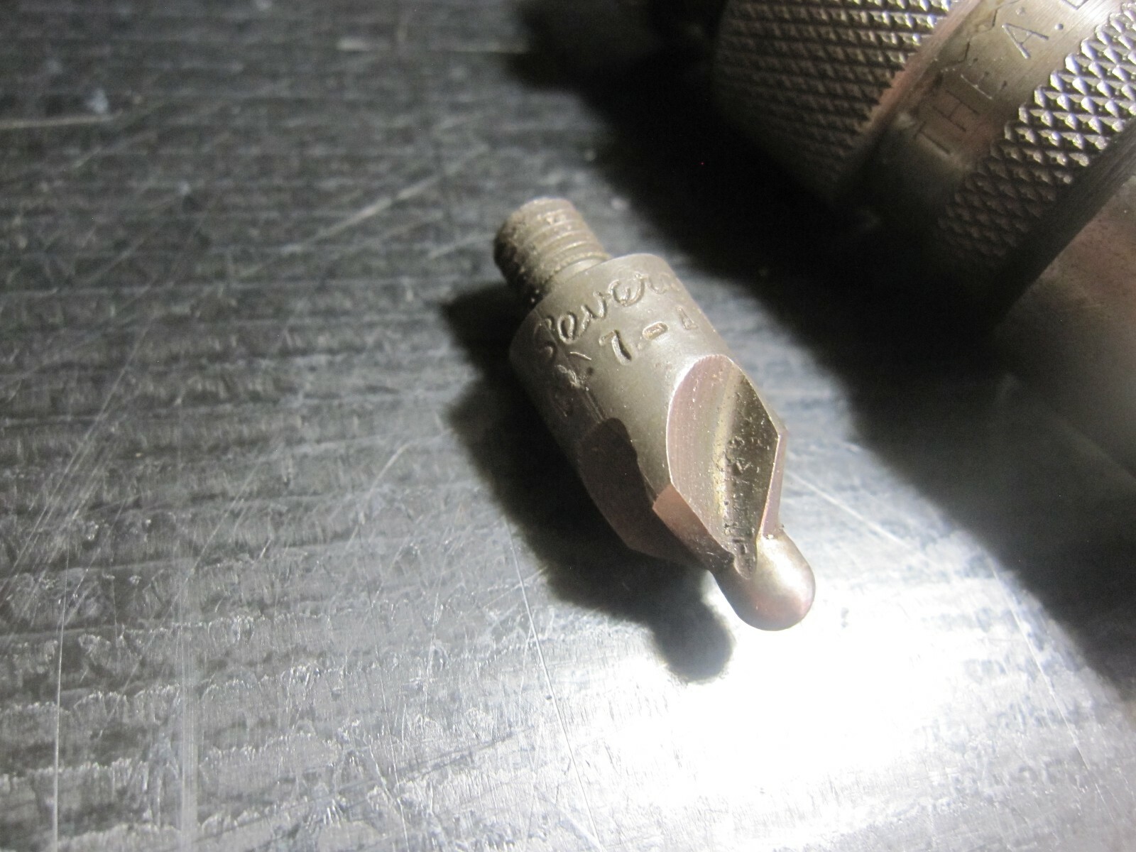 A.L. Gower MFG CO Micro adjustable spring loaded stop countersink 2 dif ...