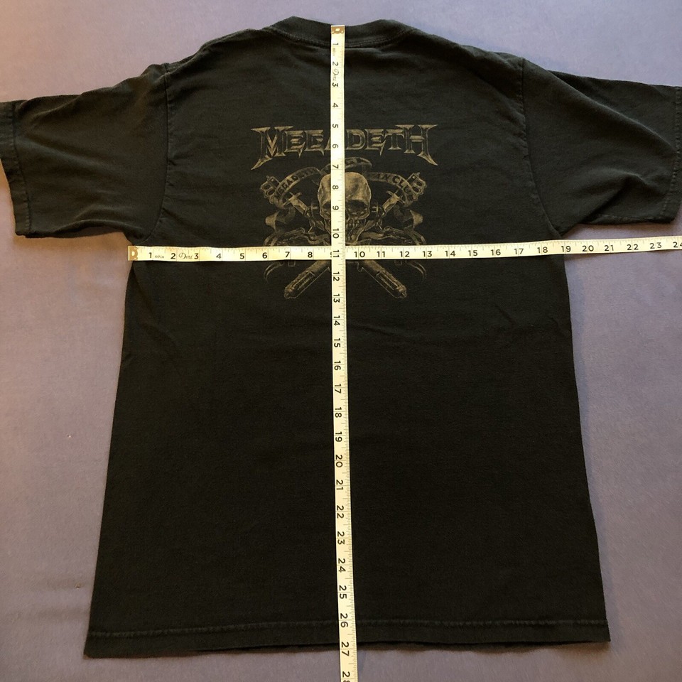 Vintage Rock And Death Megadeth Endgame Mexican Shirt Embroidered ...