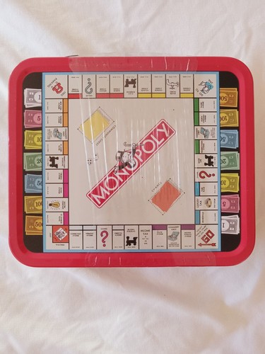 Vintage 1998 Monopoly Tin Lunch Box Factory Sealed Hard Candy | eBay