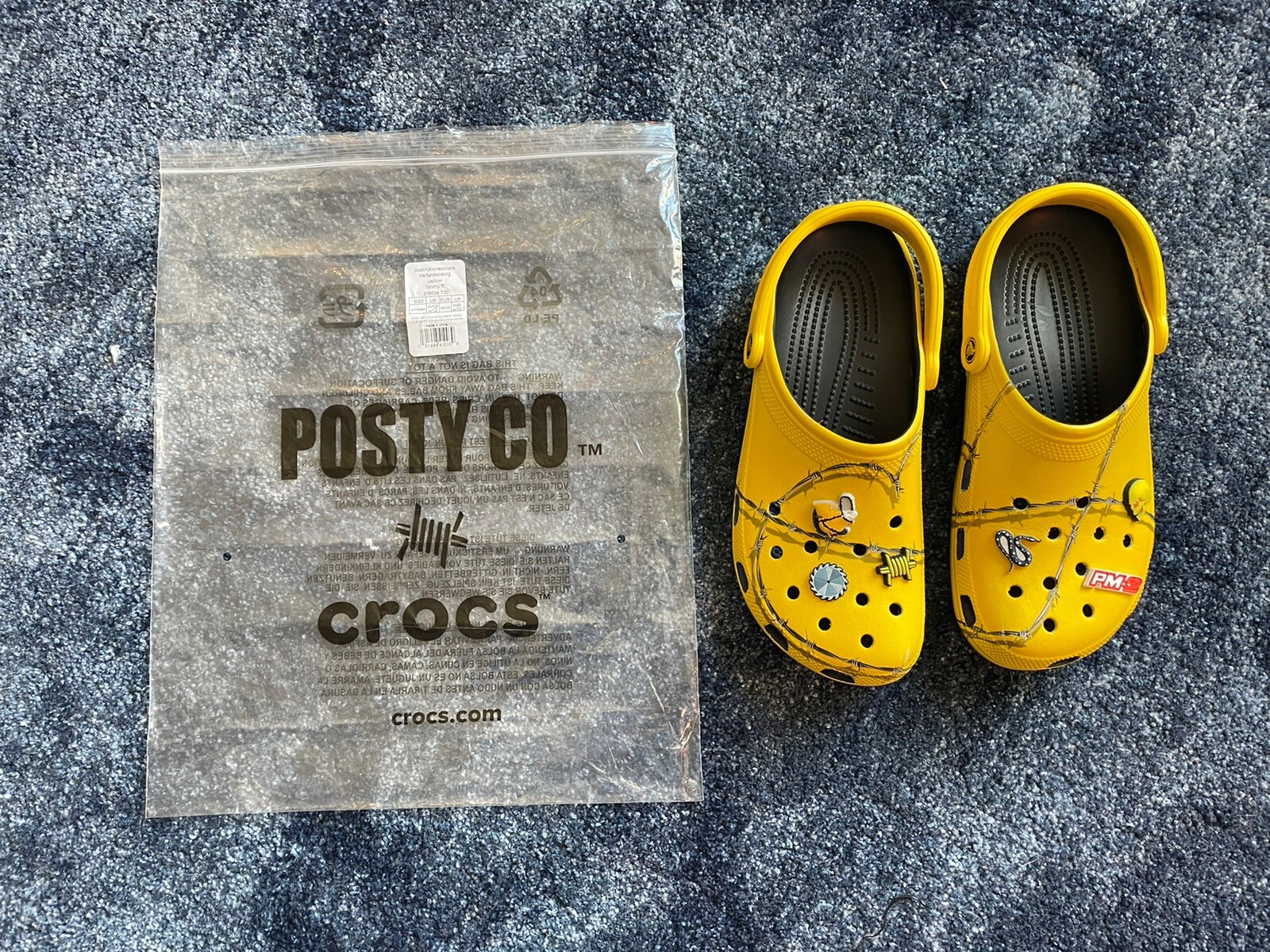 Crocs Dimitri Clog X Post Malone Barbed Wire 206038-7… - Gem
