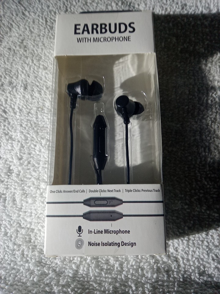 Earbuds With Microphone for cell phone Ear Piece With Micro For Phone ...