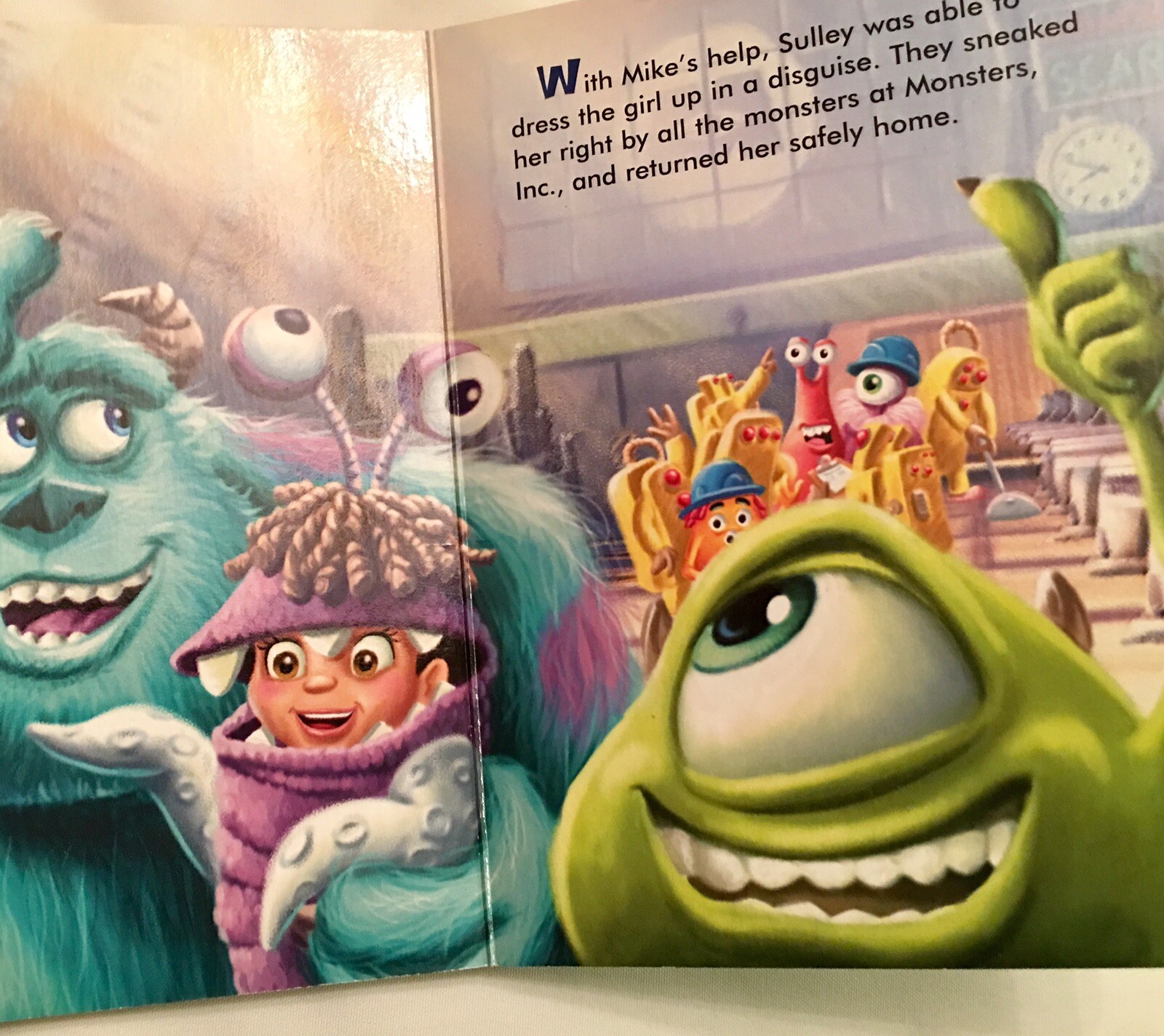 Set Of 3 Storybooks Disney Pixar Monsters, Inc. Mike, Boo & Randall ...