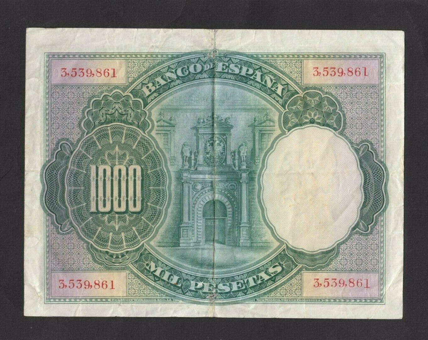 Spain 1000 pesetas P-70a 1925-1936 VF | eBay