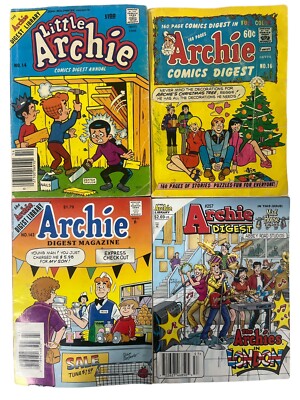 Lot Of 4 Archie Little Archie Digest Books | eBay
