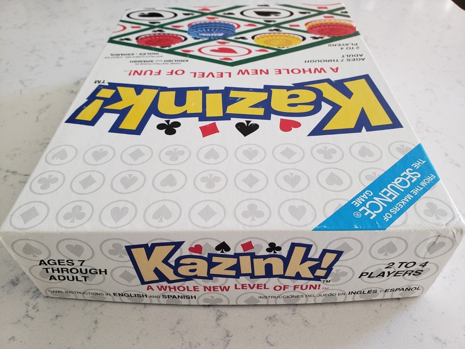 Kazink! Family Board Game STACK 'EM UP- THREE IN A ROW! Strategy Fun ...