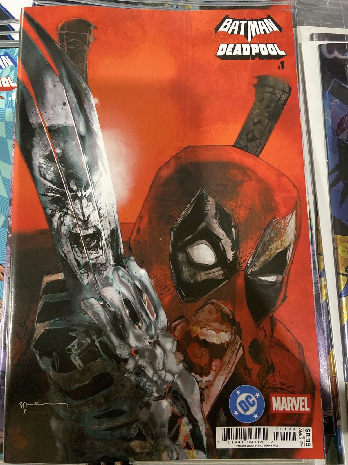 DC Marvel Batman Deadpool #1 (One Shot) Cover Q Bill Sienkiewicz | eBay