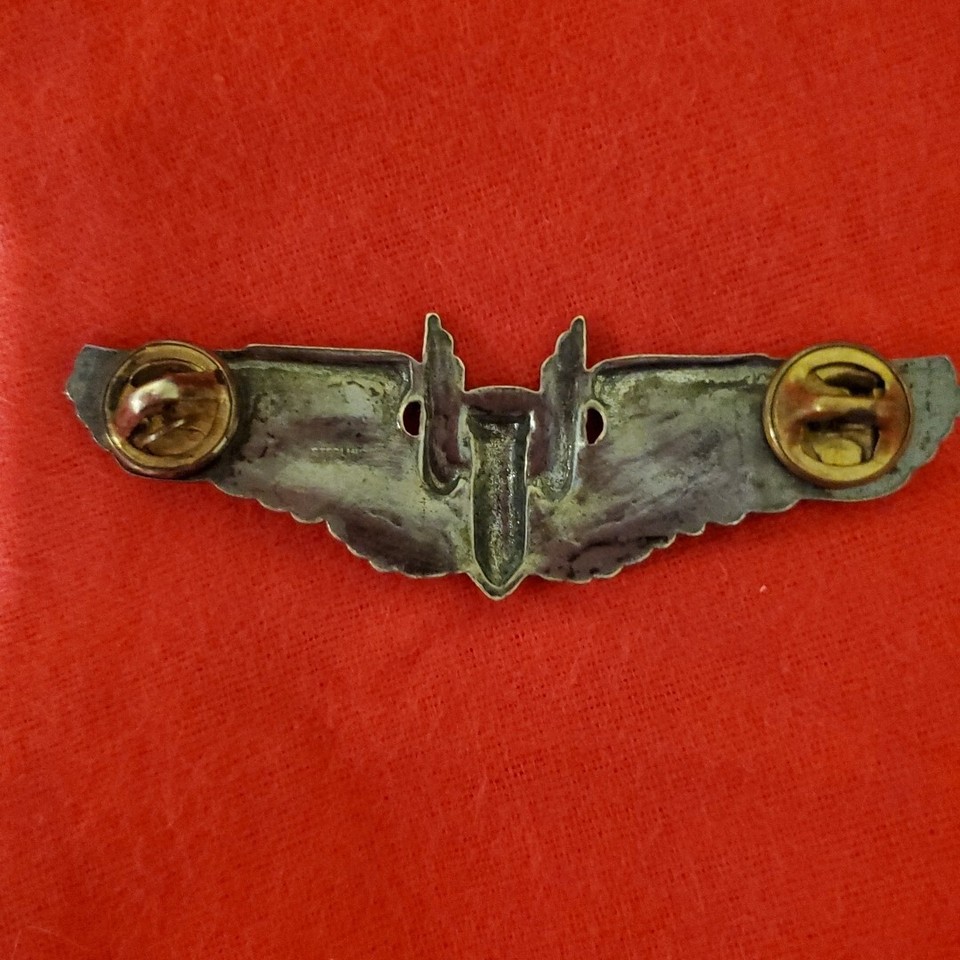 Vintage 1940s Original WW2 US Army Air Force Aerial Gunner Wings 3" Pin ...