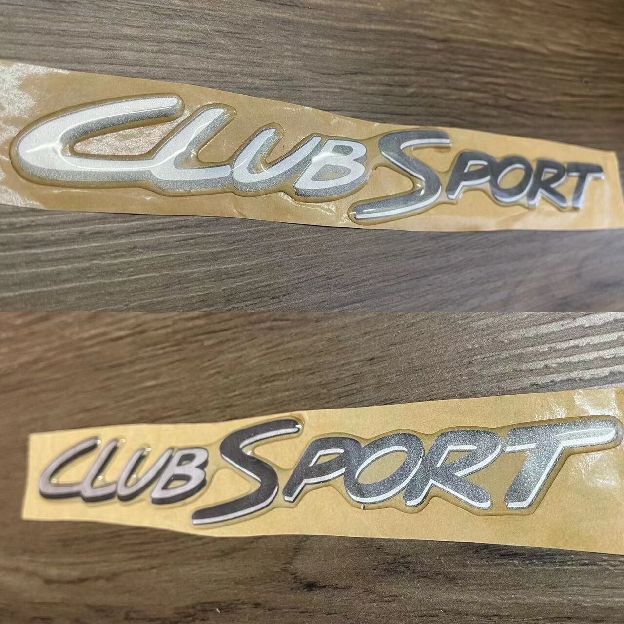 1 x HSV VS CLUBSPORT S1 BOOT LID CLUBSPORT BADGE DECAL SILVER & GREY ...