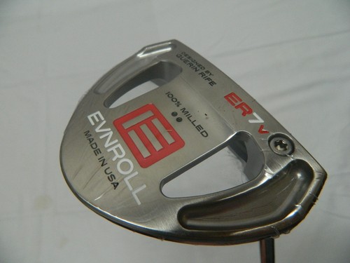 New Evnroll Chrome ER7v1 34" Putter ER7v-1 Short Slant Neck Mallet 34 ...