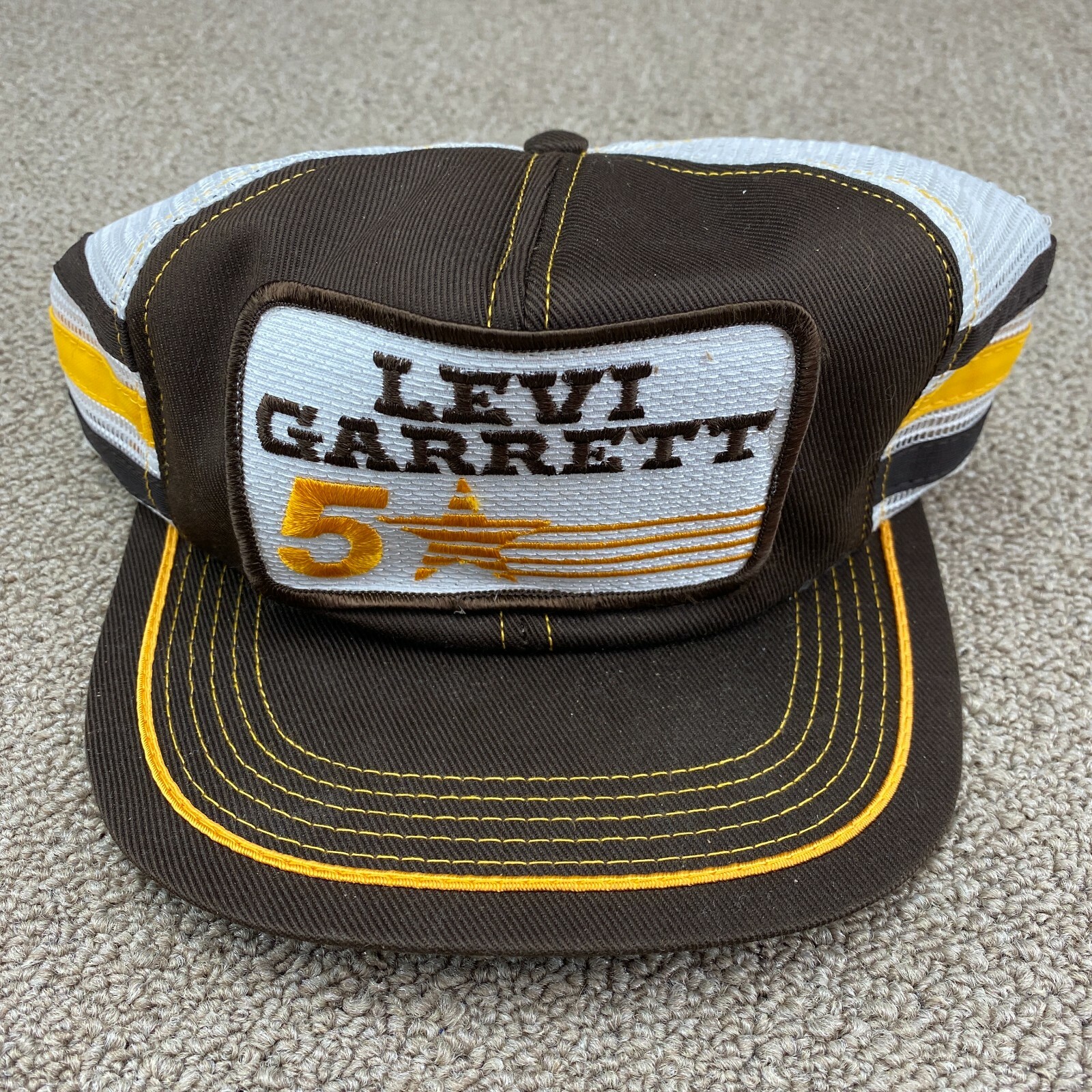Levi Garrett Hat Trucker Snapback Patch Cap NASCAR Racing Chewing ...