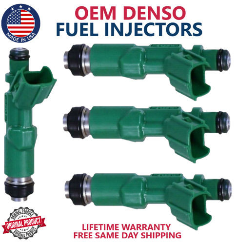 x4 NEW OEM DENSO Fuel Injectors For 2004, 2005, 2006 Scion xB 1.5L I4 ...