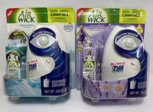Air Wick FreshMatic Motion Spray LAVENDER & CHAMOMILE and FREShWATER ...