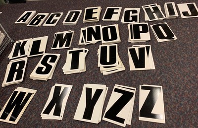 Signs - Marquee Sign Letter