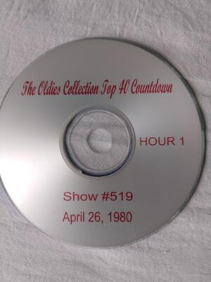 Oldies Collection Top 40 Countdown 4/26/1980 -Show # 519 - See Listing ...