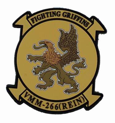 VMM-266 Fighting Griffins (REIN) PVC Patch – With Hook and Loop | eBay