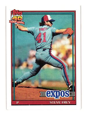 1991 Topps #462 Steve Frey Montreal Expos | eBay