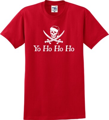 Yo Ho Ho Ho Santa Pirate Unisex T-Shirt (S-5X) | eBay