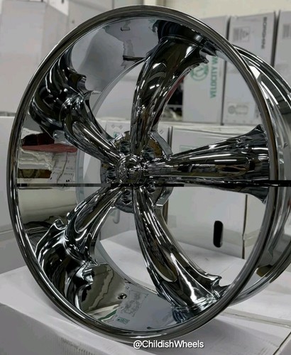26" Inch Chrome Dcenti DW19 5x120 +13 5x4.75 Wheels Rims | 5x120.65 ...