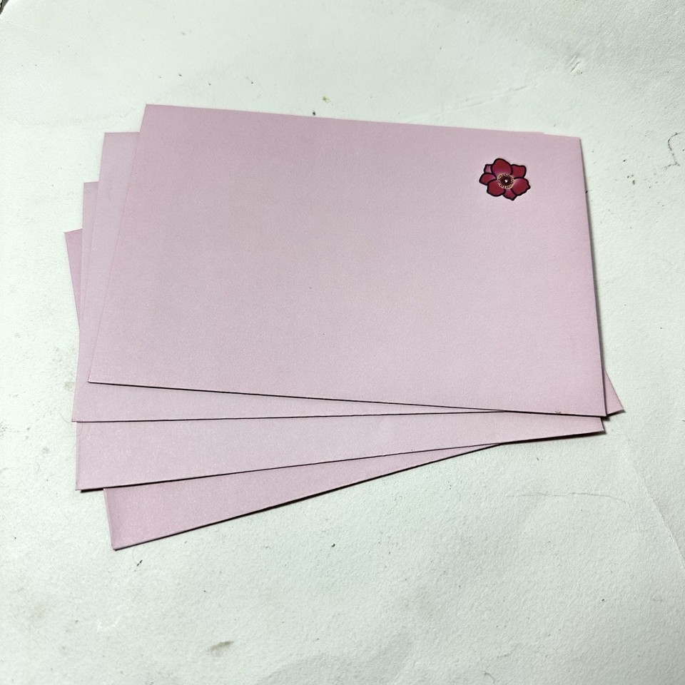 Vintage Hello Kitty Poppy Stationary Set Paper Stickers Envelopes ...