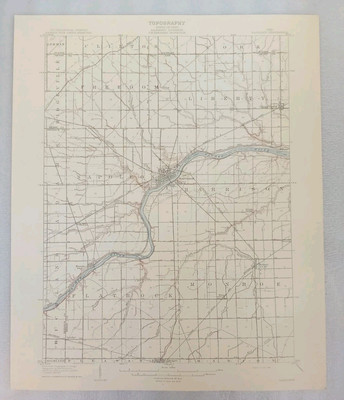 Reproductions - 1908 Topo Map