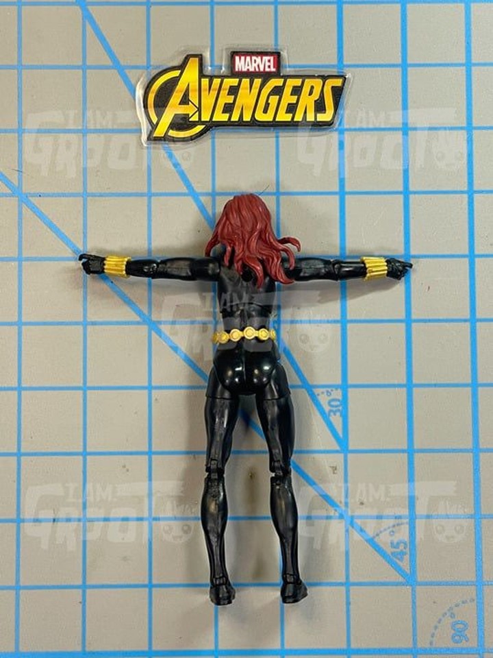 Marvel Legends Retro Black Widow Action Figure Kitbash Natasha Romanoff ...