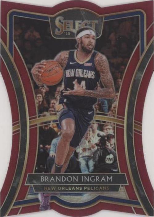 2019-20 Panini Select - Premier Level Brandon Ingram #114 Maroon Prizm ...