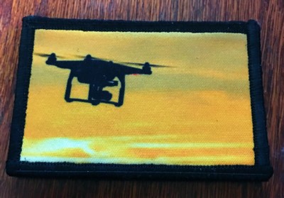 Drone Sunrise Morale Patch Tactical Military Army USA DJI Phantom Spark ...