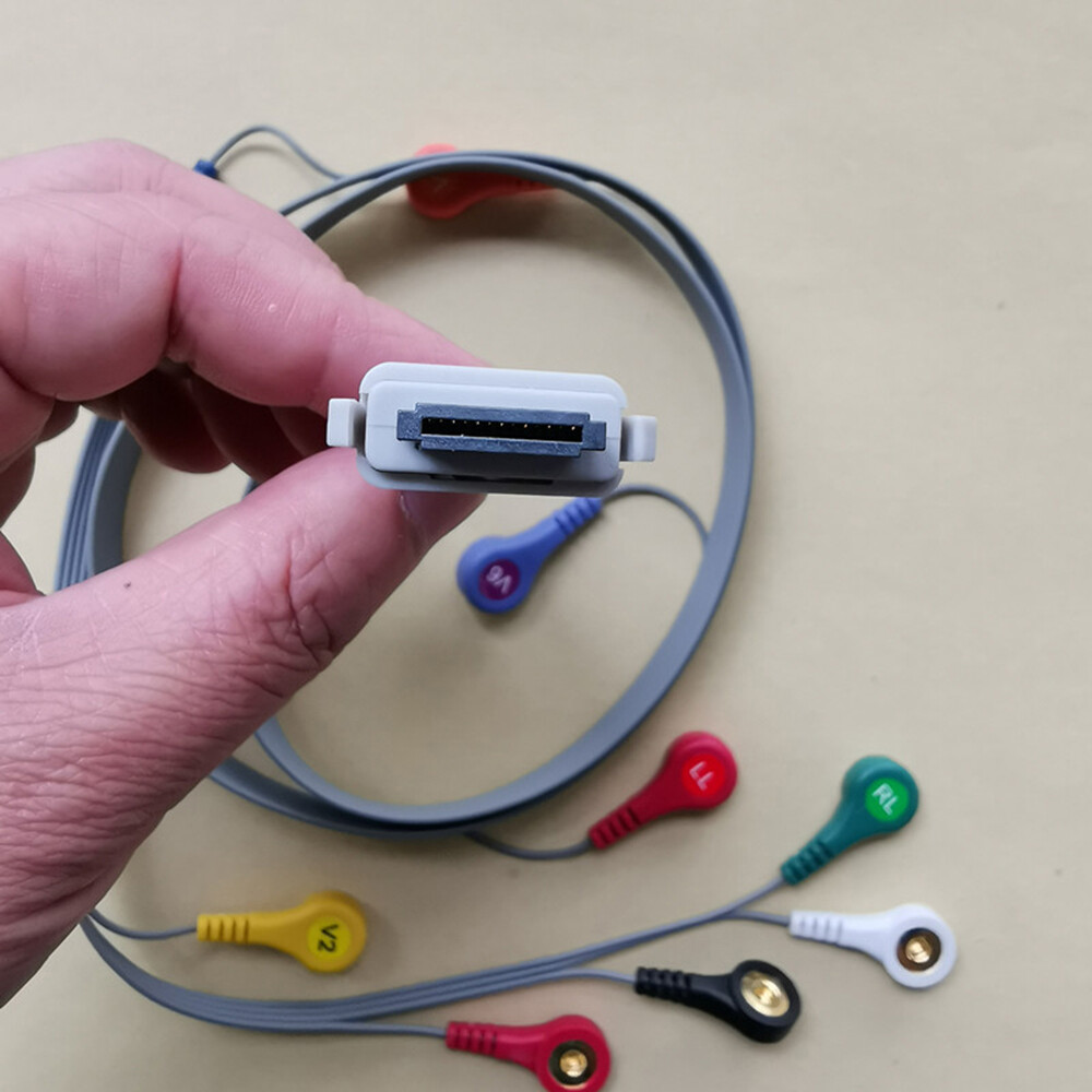 Monitor Leads Cable Compatible 12 Leads ECG BI-9800 Holter Cable | eBay