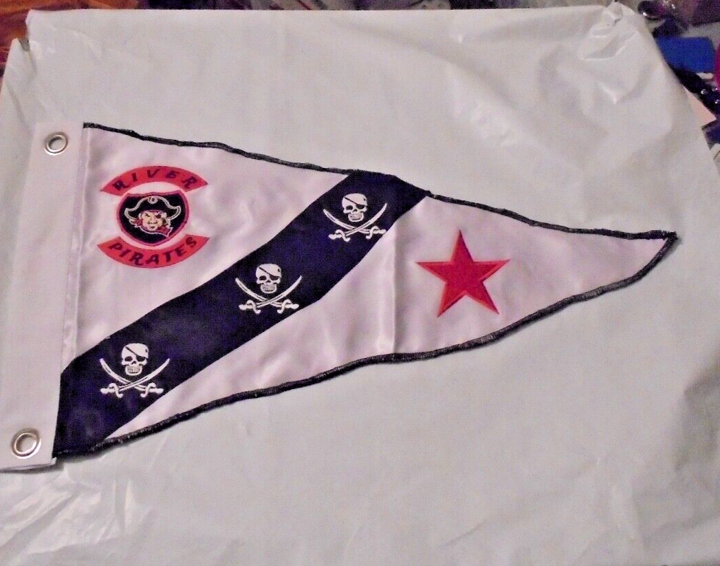 River Pirates Boat Ship Raft Pennant Flag Burgee City Town Patrol ...