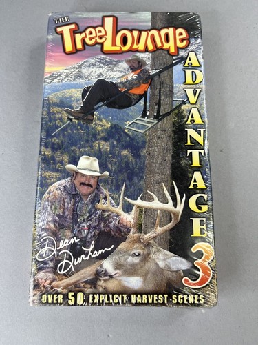 The Tree Lounge Advantage 3 Deer Hunting 50 Harvest Scenes Vintage VHS ...