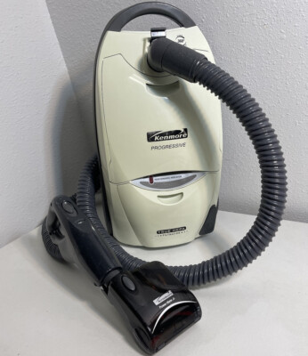Kenmore Canister Vacuum 116 Progressive True HEPA 360 White W/ Hose ...