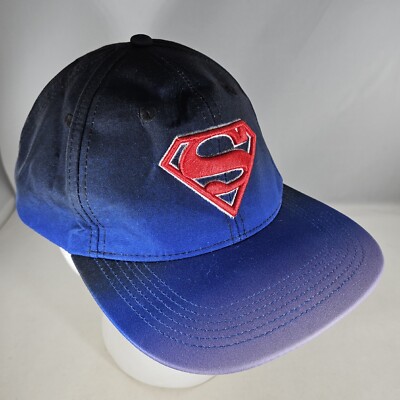 Superman Six Flags Hat DC Comics Embroidered Logo Snapback Baseball Cap ...