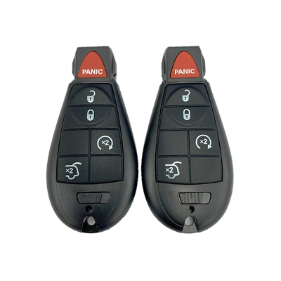 2 New Replacement Keyless Entry Remote Key Fobs Fobik 5 Button IYZ-C01C ...