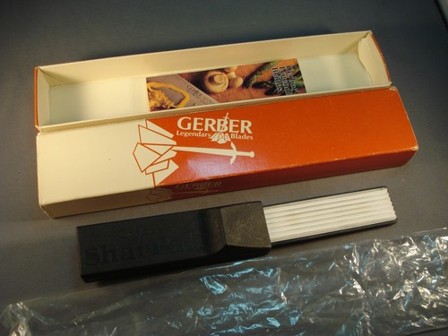 EXCELLENT CONDITION GERBER SHARPAK FOLDING KNIFE SHARPENER DIAMOND ...