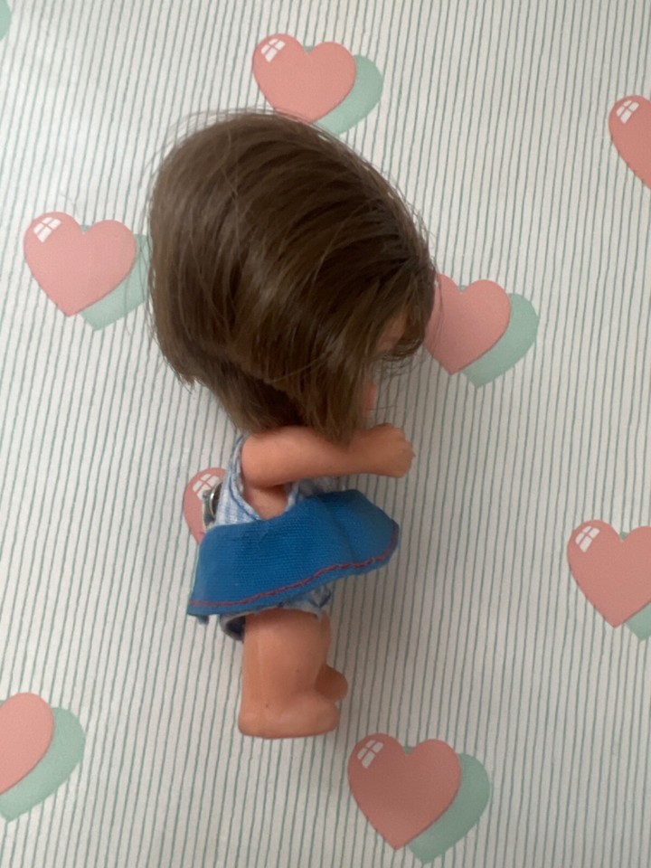 Vintage Liddle Kiddle Babe Biddle Doll Brunette Mattel 3” | eBay