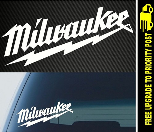 Milwaukee Tools Heavy Duty Logo Decal Sticker Sawzall Drill Saw Impact ...
