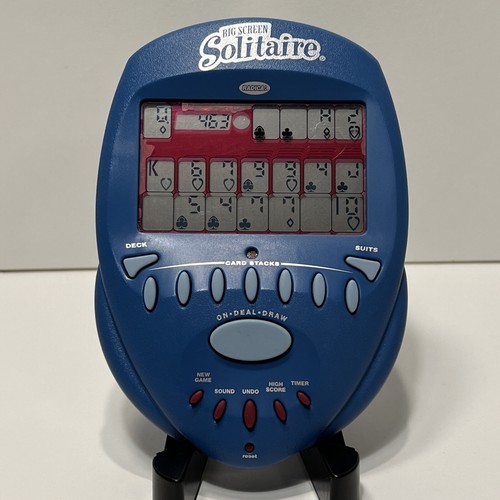 Radica Big Screen Solitaire Handheld Electronic Game 2004 Tested ...