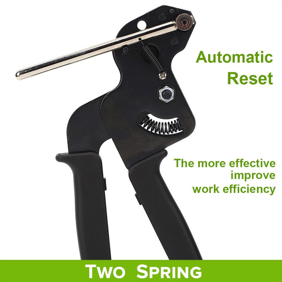 Stainless Steel Metal Cable Tie Fasten Gun Pliers Crimper Tensioner ...