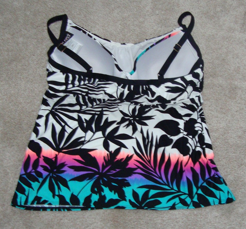 Women's Coco Reef Tankini Bathing Suit Top Only - Size 38C Bra Size ...