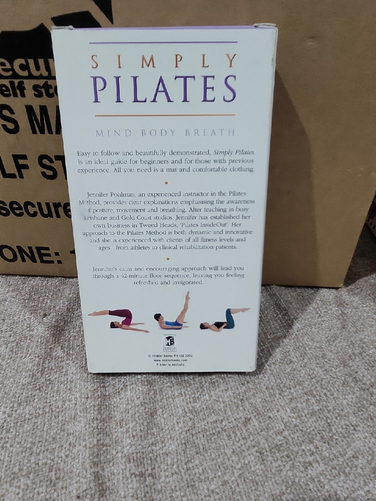 Simply Pilates VHS 30min Class Video Exercise Strength Stretch Mind ...